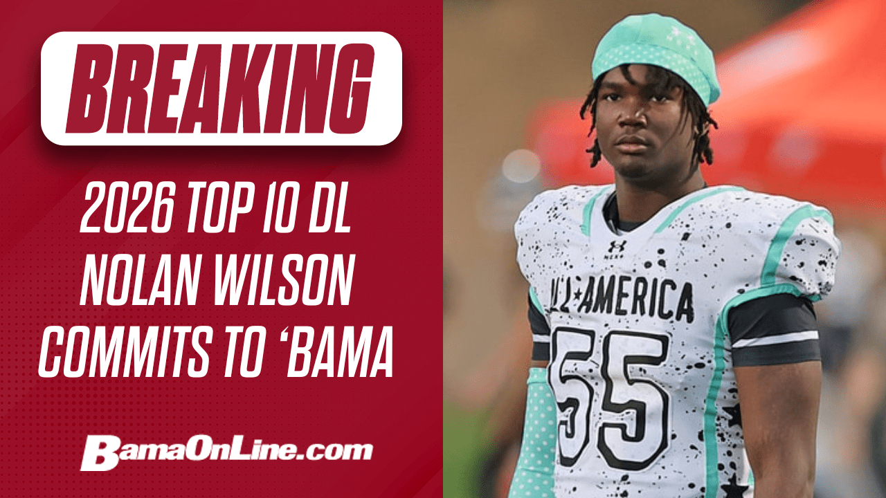 BOL Video: 4-star DL Nolan Wilson commits to Alabama