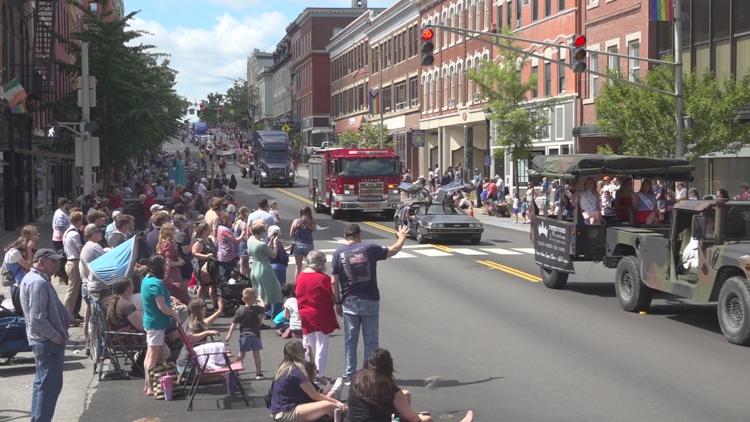 Flags fly and crowds cheer at Bangor's Fourth of July parade