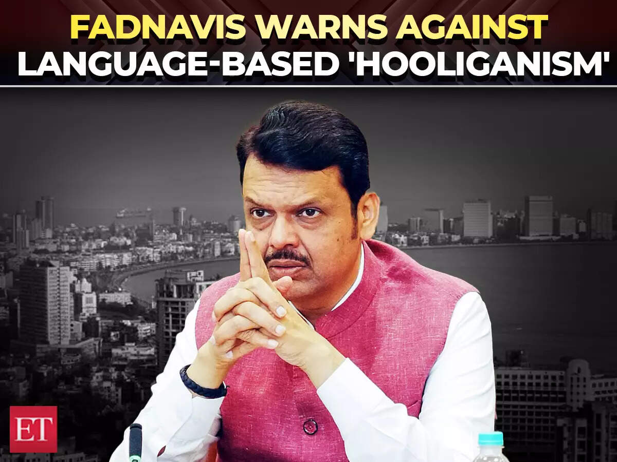 ‘Those who embrace English create dispute over Hindi’: Fadnavis slams ...