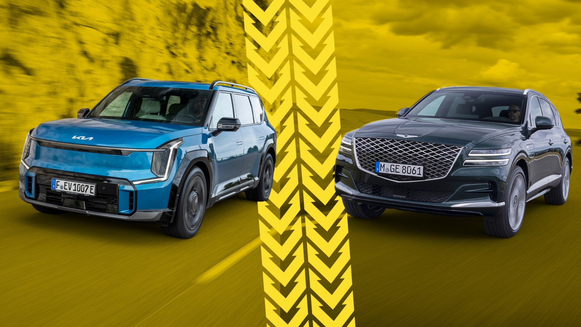 Kia EV9 vs Genesis GV80, Inovação eléctrica versus potência de luxo