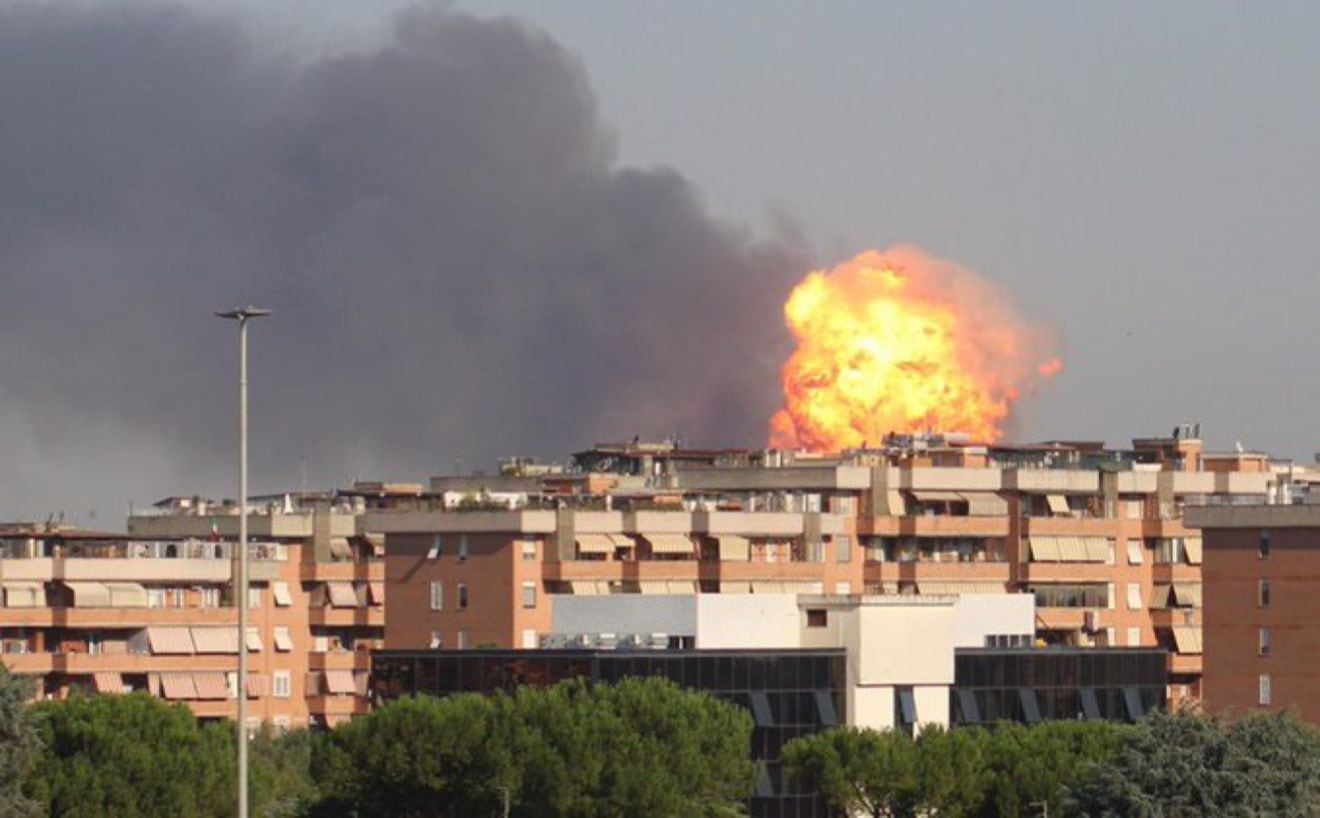 Explosión en gasolinera de Roma deja 45 heridos y causa pánico por fuga ...