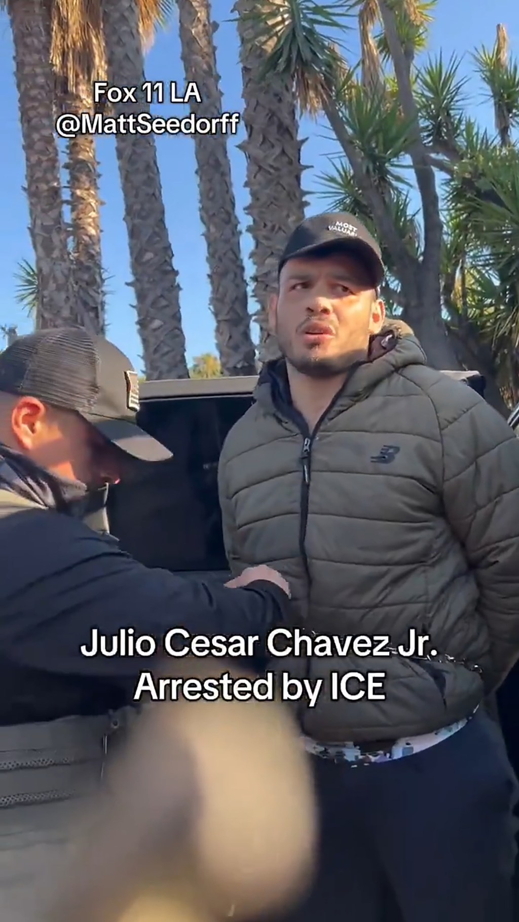 New video of Mexican boxer Julio Cesar Chavez Jr.’s ICE arrest emerges