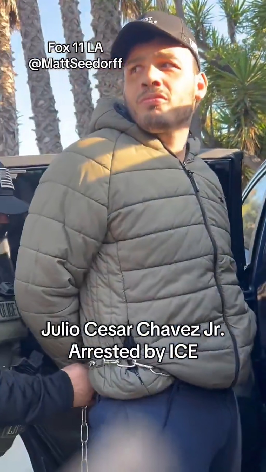 New video of Mexican boxer Julio Cesar Chavez Jr.’s ICE arrest emerges