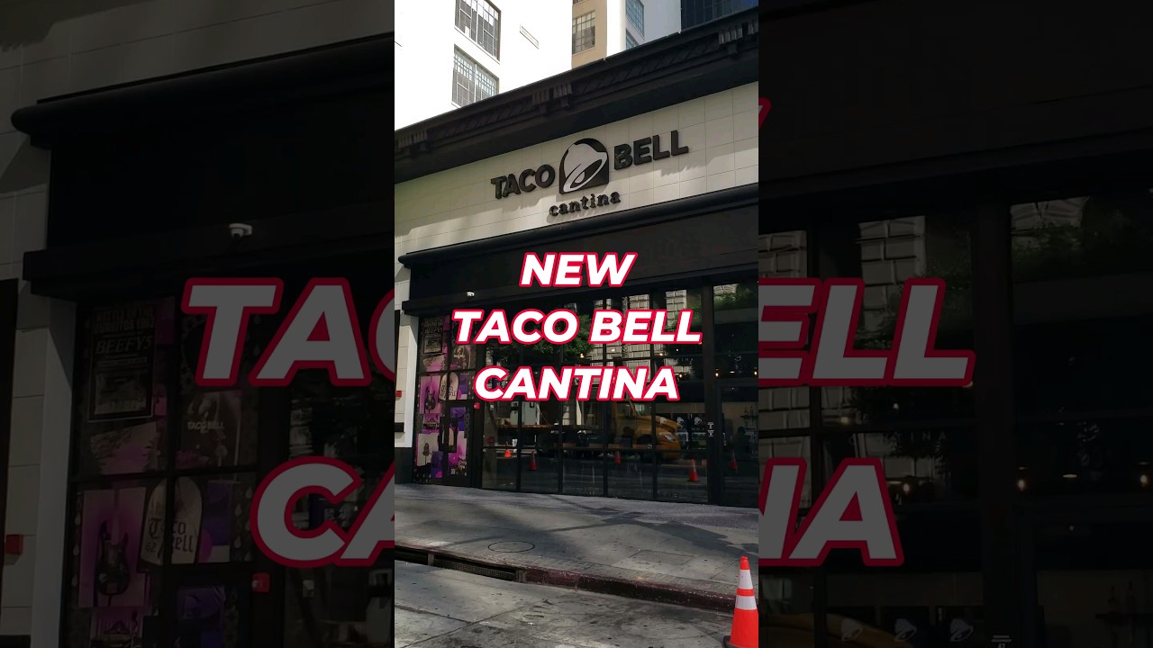 Crazy new Taco Bell Cantina in Downtown LA!