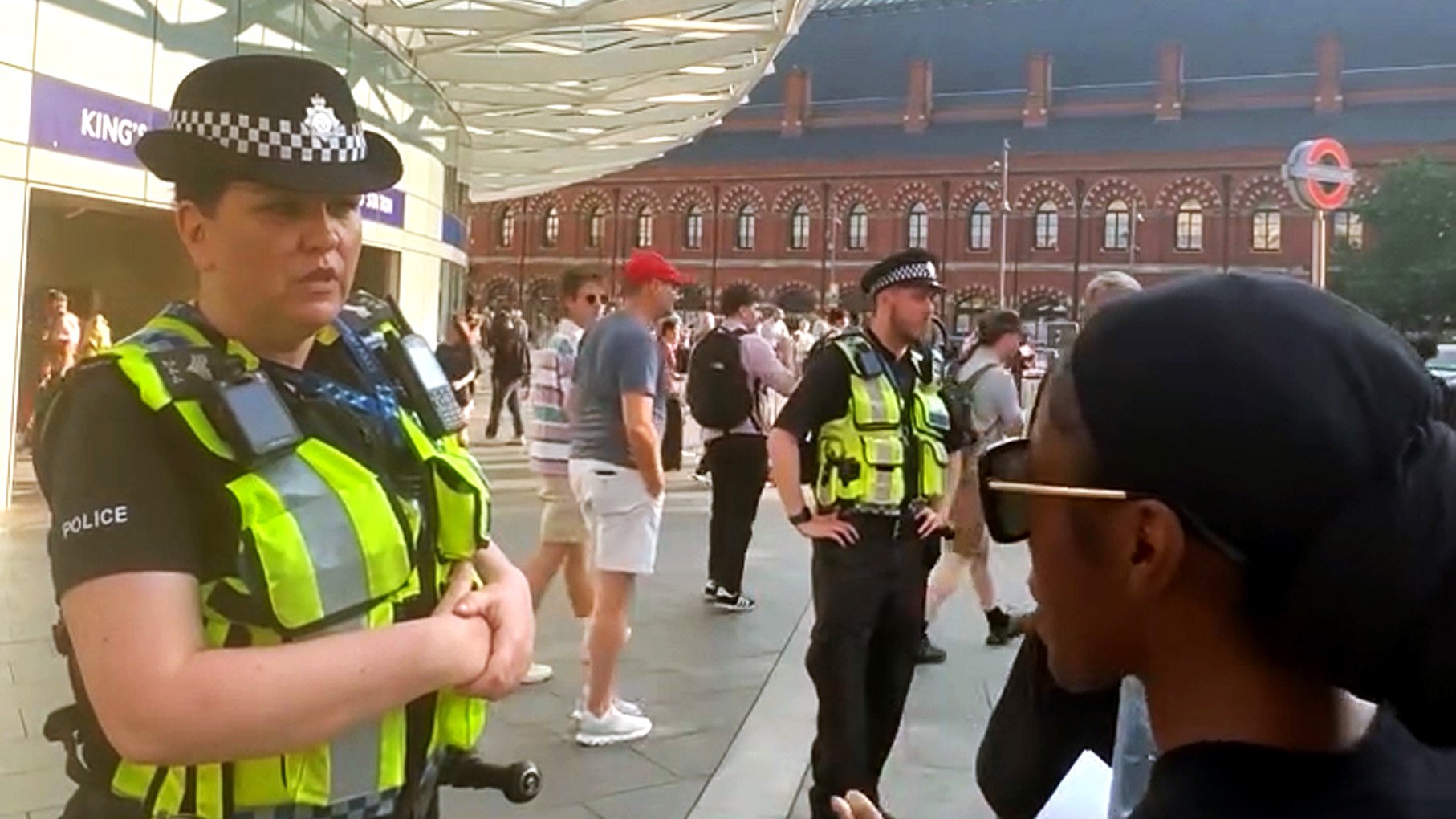 Police tell preacher to stop speaking at station