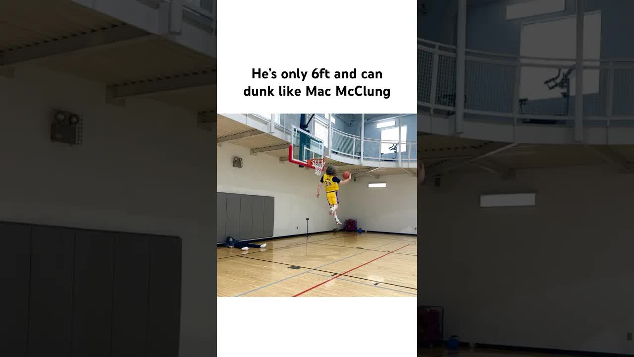 6ft Guy Dunks like Mac McClung
