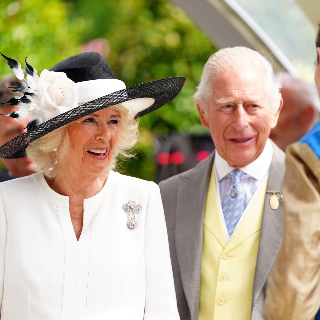 King Charles and Queen Camilla are all smiles during the final royal ...