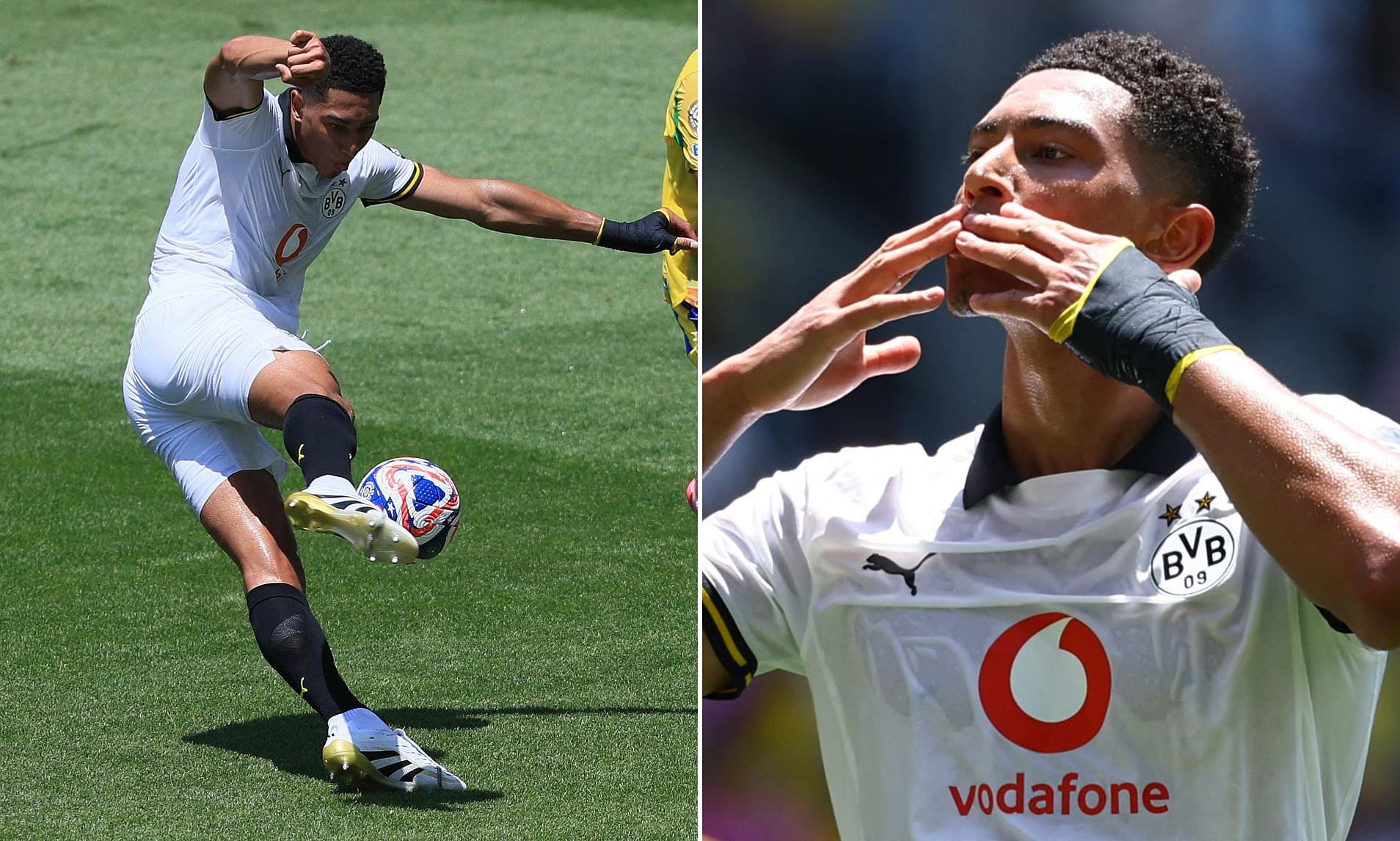 Jobe Bellingham scores on his full Borussia Dortmund debut as ...