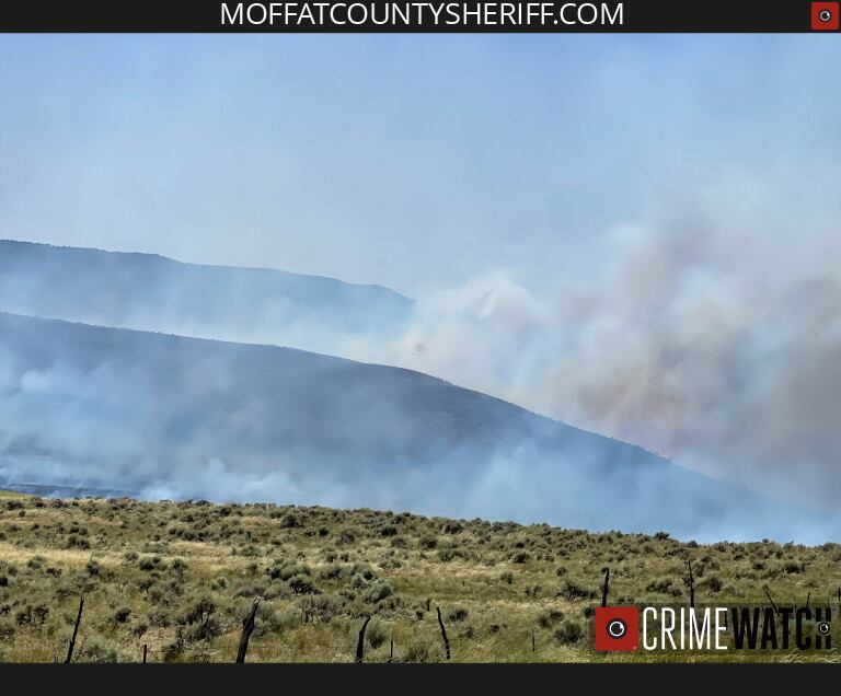 The slightly contained Colowyo Wildland Fire continues burning into ...