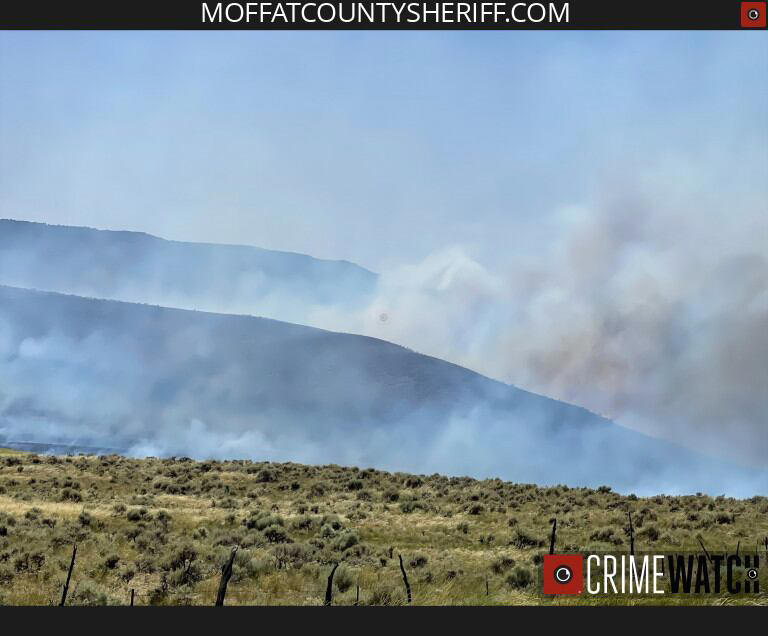 The slightly contained Colowyo Wildland Fire continues burning into ...