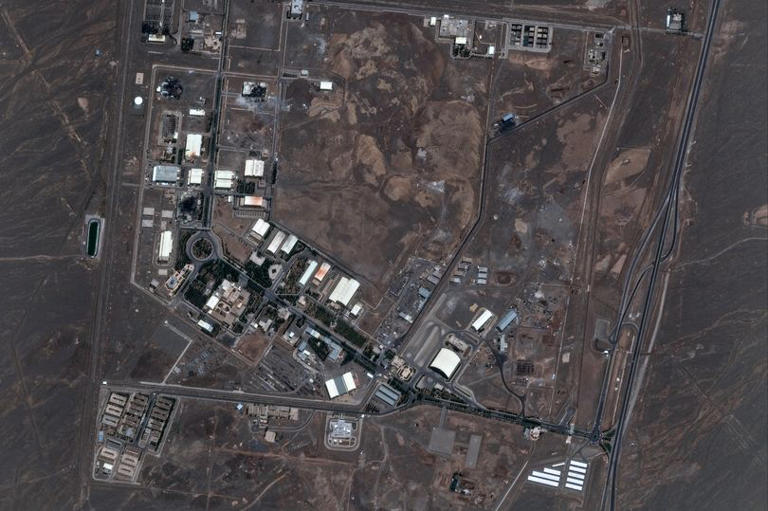 Map shows location of three secret Iranian nuclear facilities hit by US ...