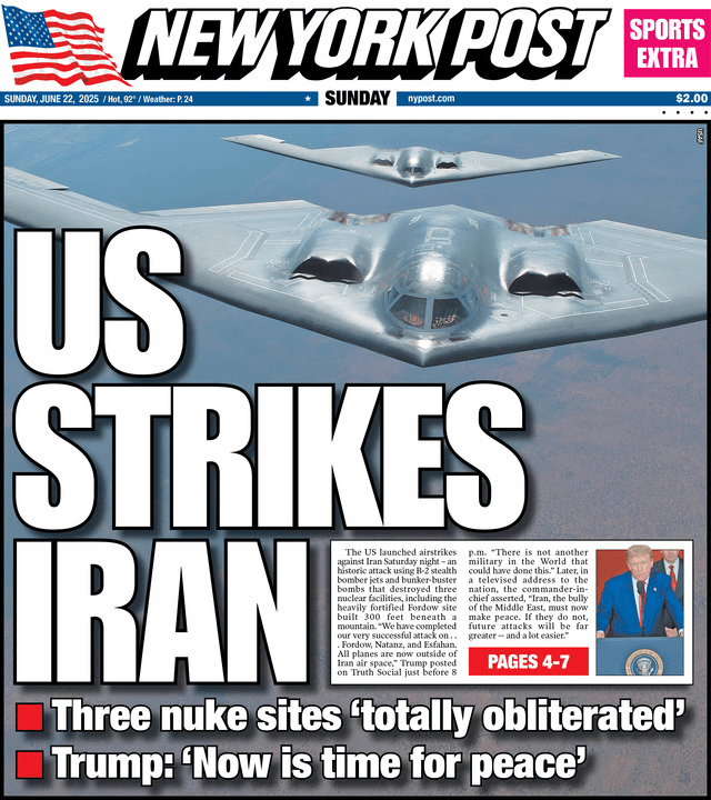 US strikes on Iranian nuclear facilities won’t lead to another ...