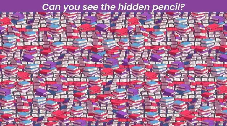 Οπτική ψευδαίσθηση: Μόνο αν έχετε αετίσια ματιά θα βρείτε το μολύβι σε ...