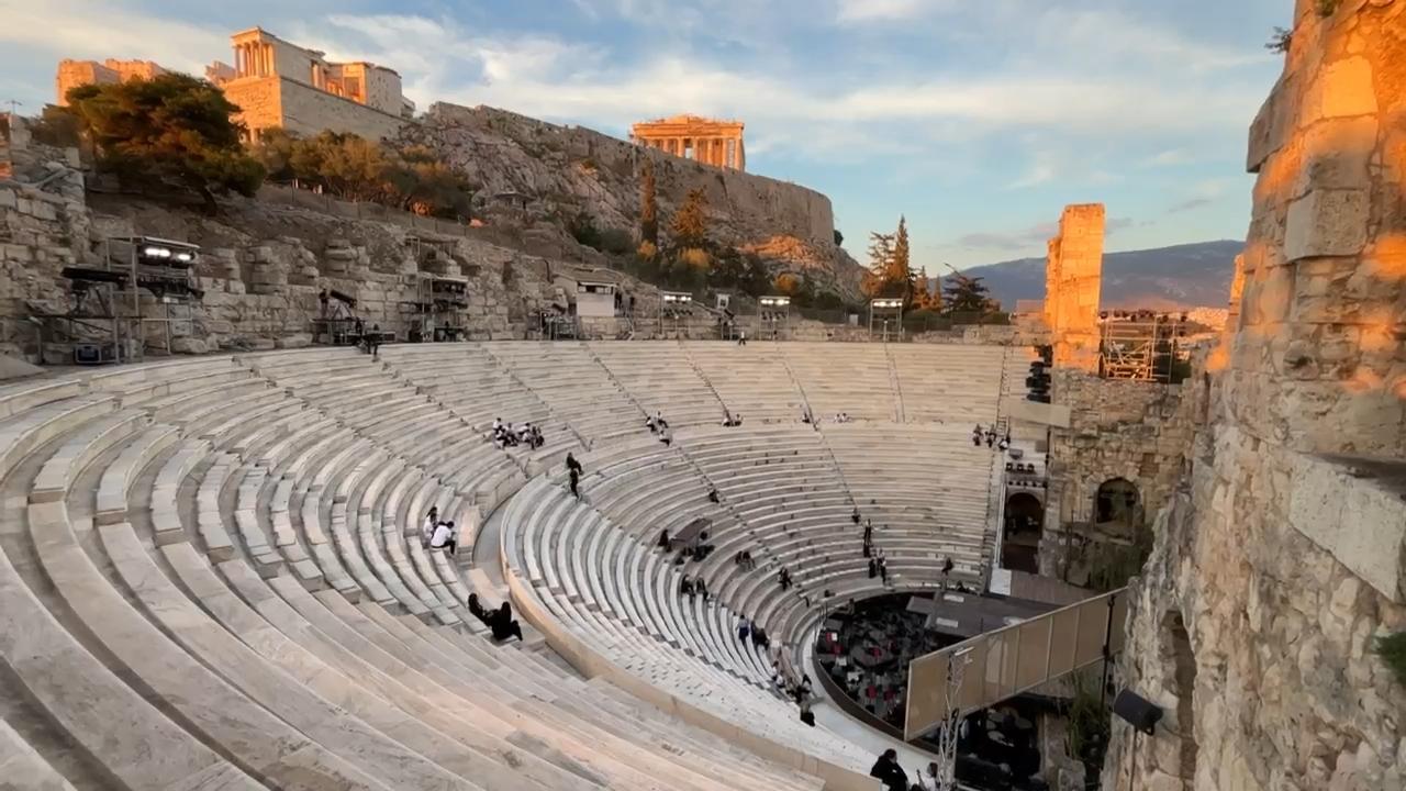 Theater beneath Athens' Acropolis holds final season before restoration ...