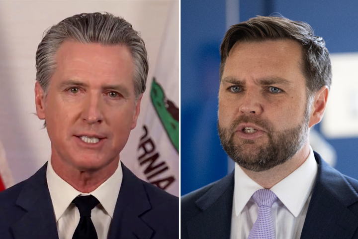 Newsom challenges JD Vance to debate after he calls Sen. Alex Padilla ...