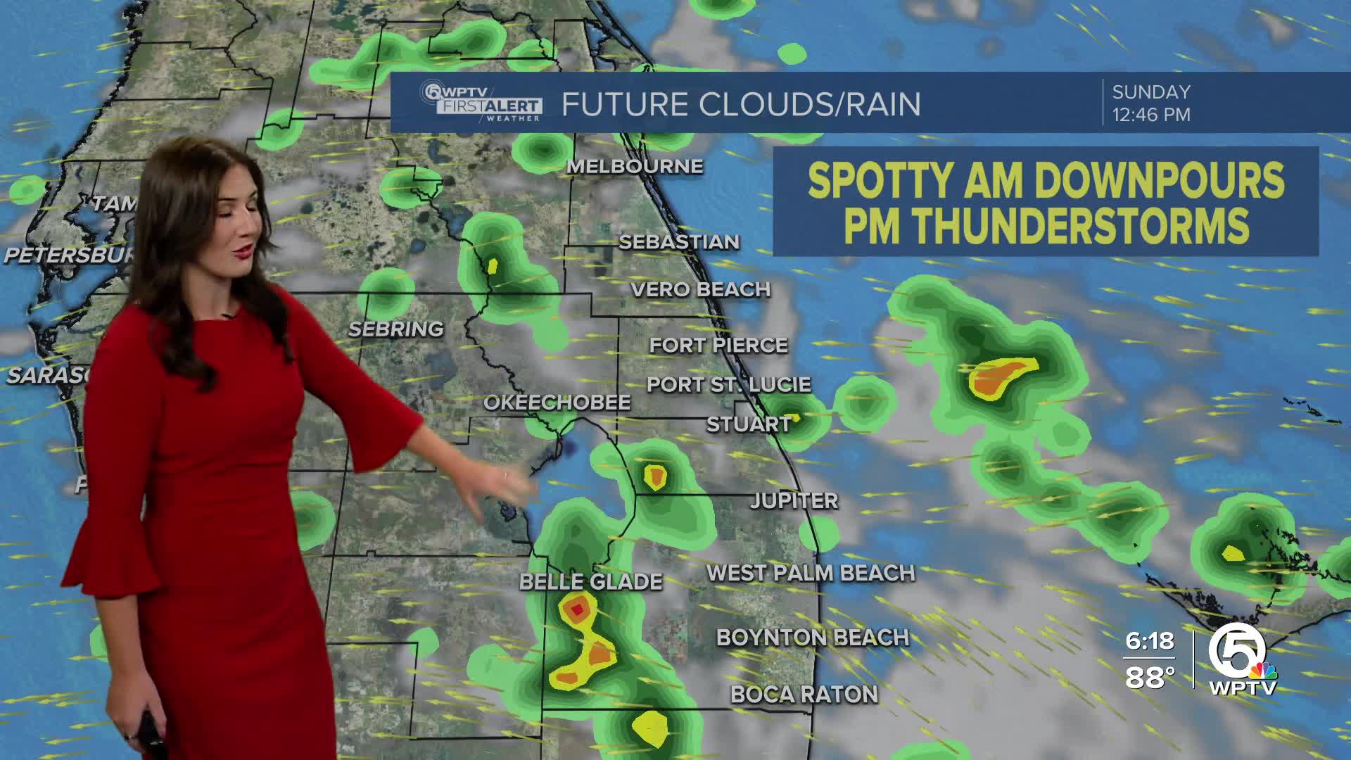 WPTV First Alert Weather Forecast for Evening of Saturday, June 21, 2025