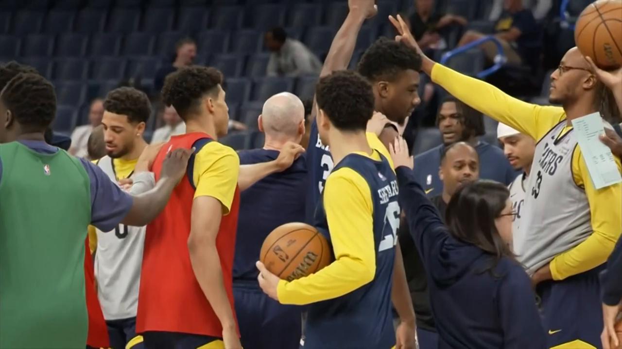 Pacers train ahead of NBA Finals's game 7th