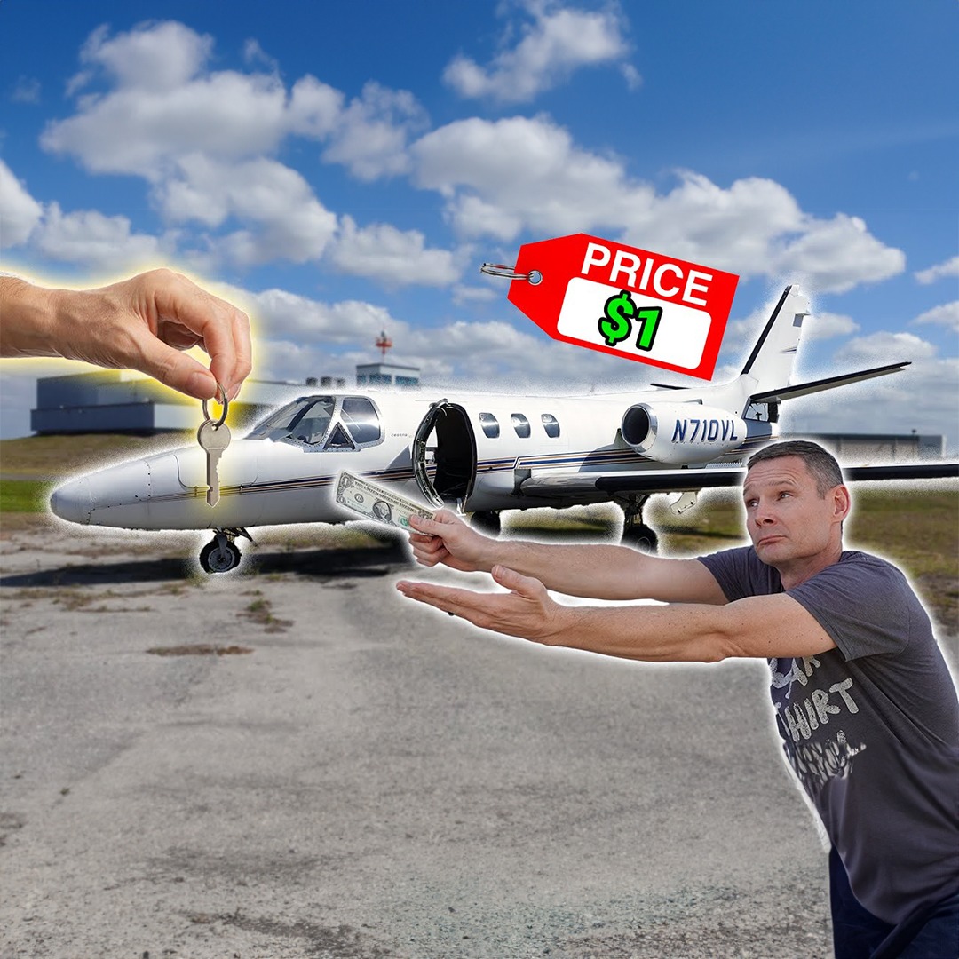 $1 Private Jet! *Can Jimmy Fix It Up?!*