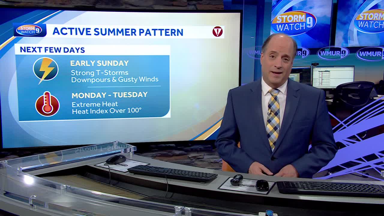 Video: Cool Saturday night; thunderstorms possible Sunday morning