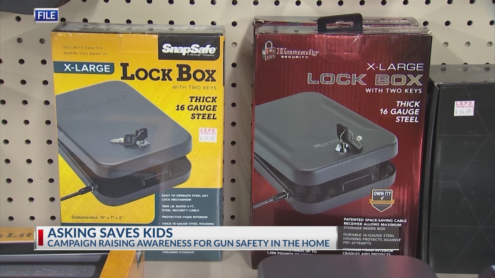 Campaign raising awareness for gun safety in the home
