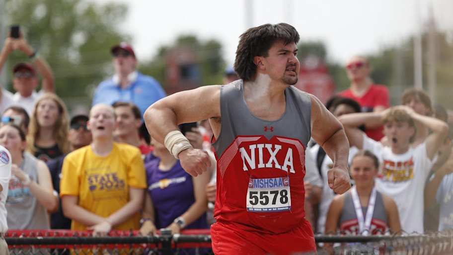 Jackson Cantwell sweeps national shot put titles at Nike Outdoor ...