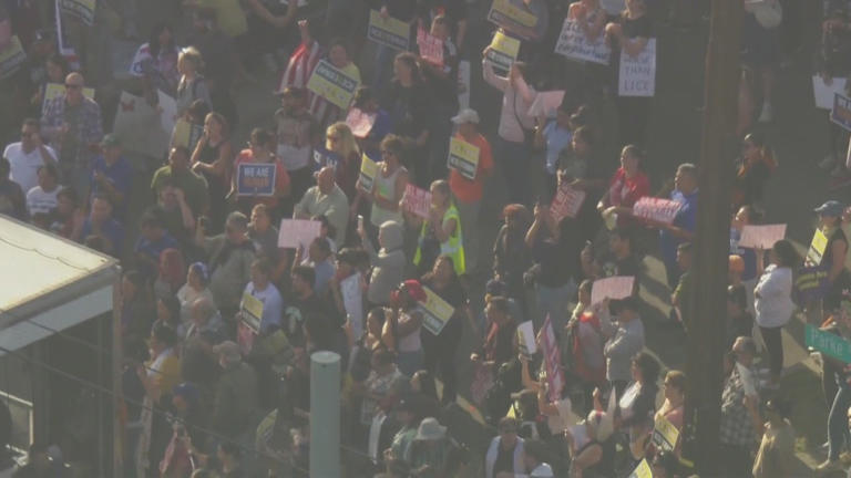 Pasadena protests immigration raids as city cancels Saturday park programs Pasadena protests immigration raids as city cancels Saturday park programs