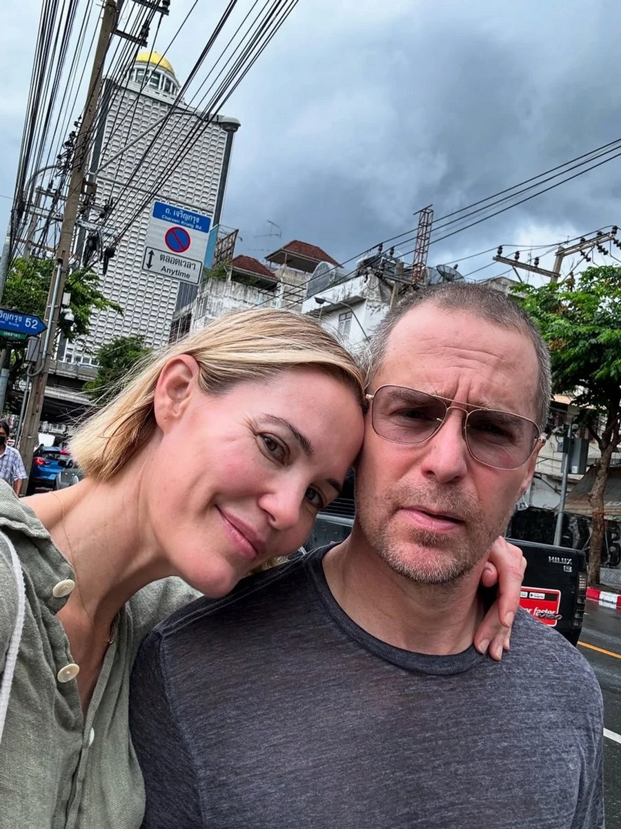 Leslie Bibb and Sam Rockwell have been together for 18 years. They ...