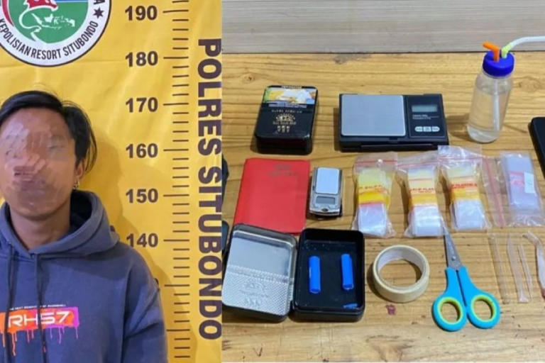 Polisi Tangkap Pengedar Narkoba di SPBU Situbondo, Modus Simpan Sabu-Sabu di Kotak Mic