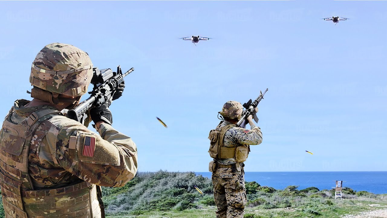US is Testing New High Tech Rifles Against Crazy Enemy Drones