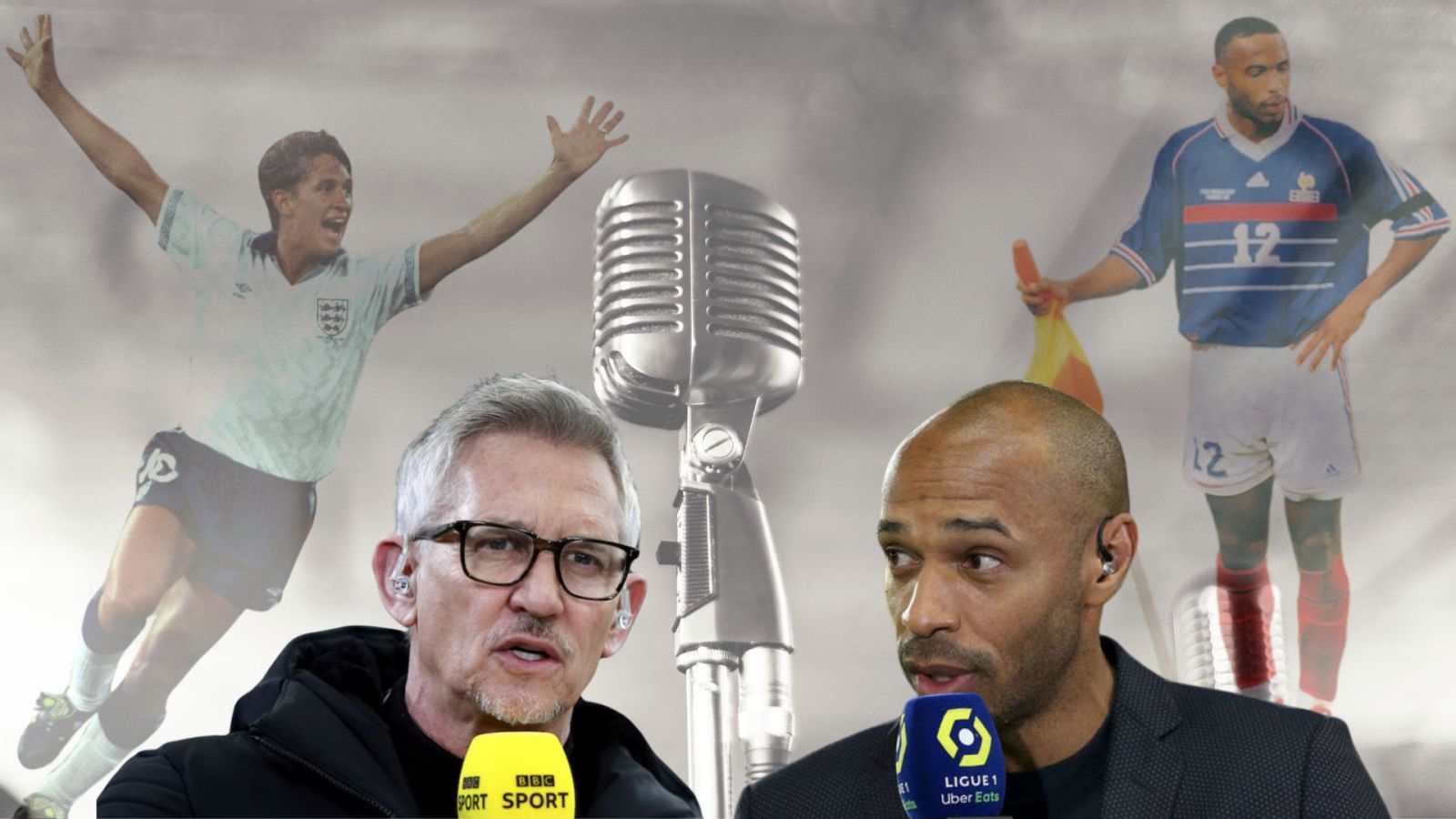 Gary Lineker và Thierry Henry - từ sân cỏ đến trường quay