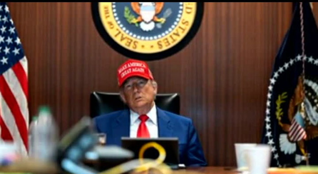 Le foto di Trump nella Situation Room durante l'attacco all'Iran