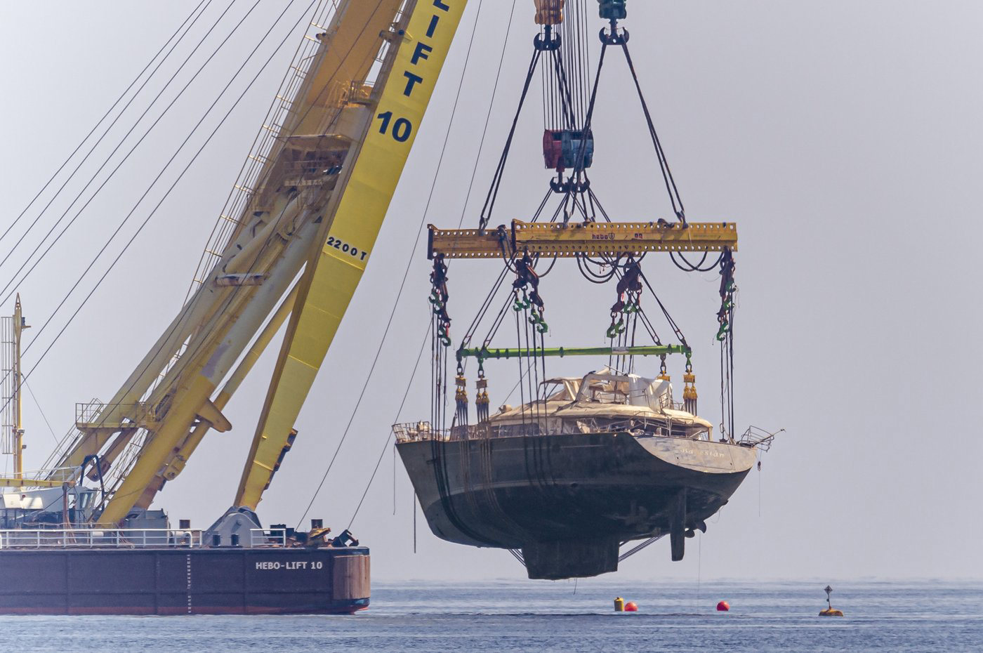 The recovered Bayesian superyacht takes its final journey to a Sicilian ... The recovered Bayesian superyacht takes its final journey to a Sicilian ...
