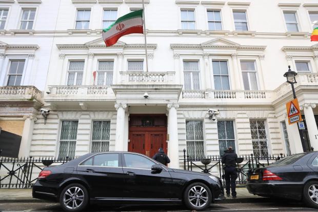 Seven men charged after protest outside Iranian embassy leaves two injured
