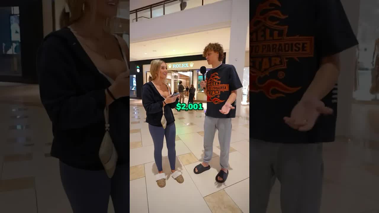 logan micke: mall shopping spree with gianna whitex