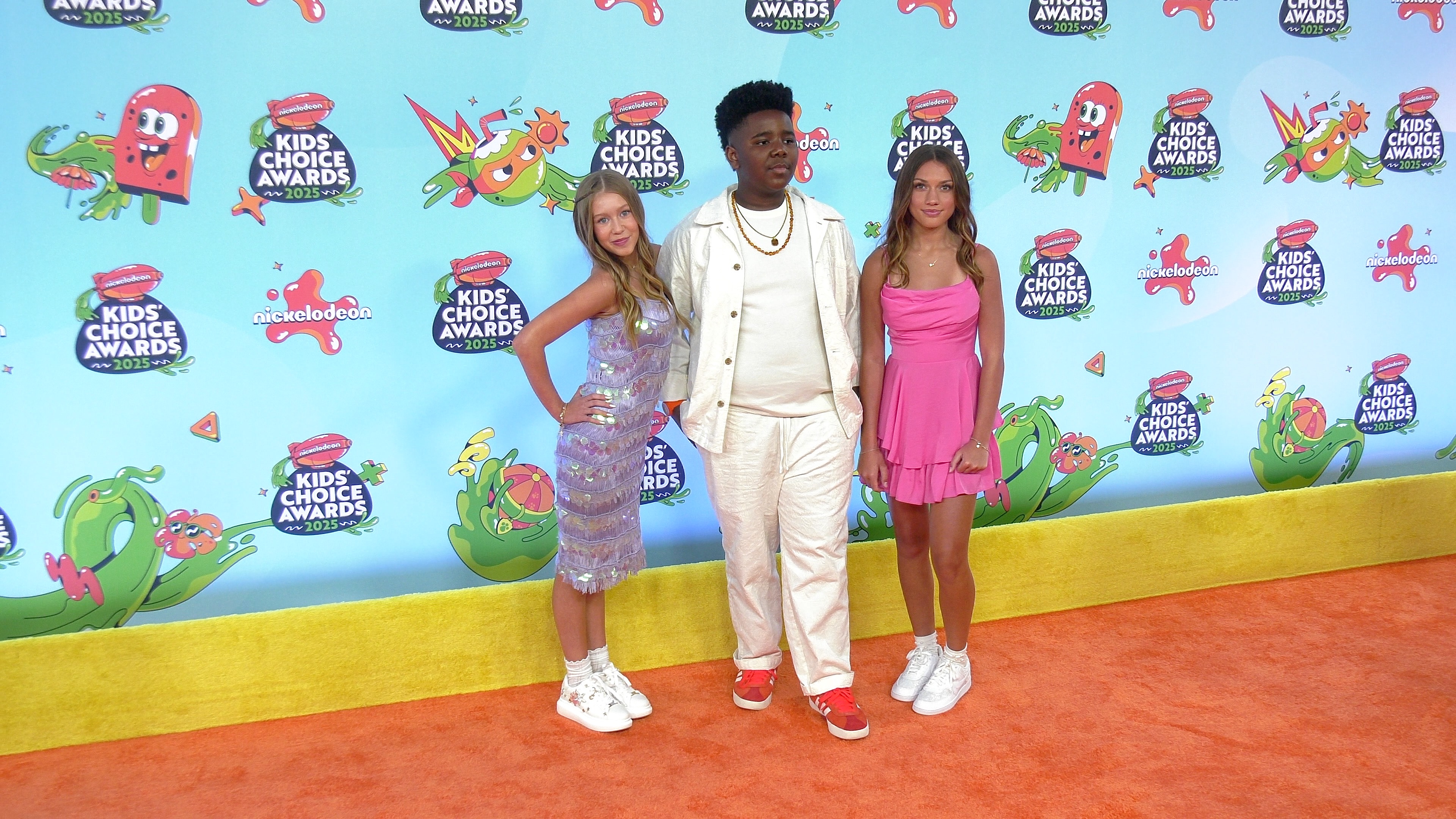 Kinley Cunningham, Nathan Broxton, and Maya Le Clark 2025 Kids' Choice ...