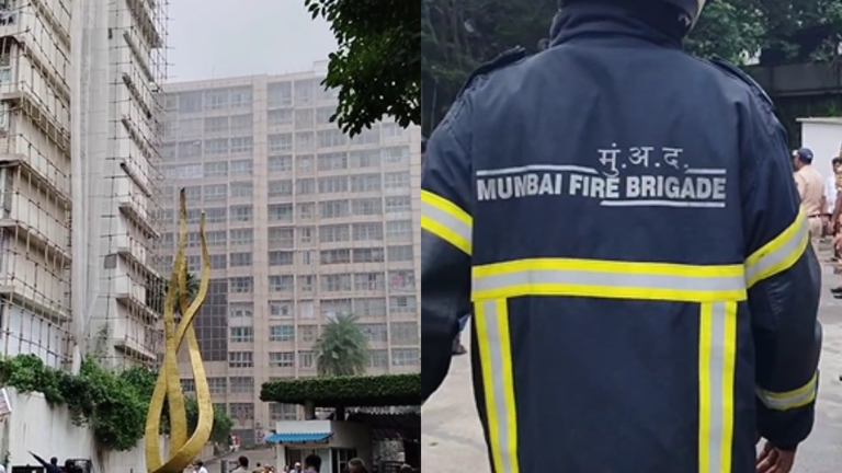 Mumbai: Fire breaks out on 4th floor of high-rise residential building ...