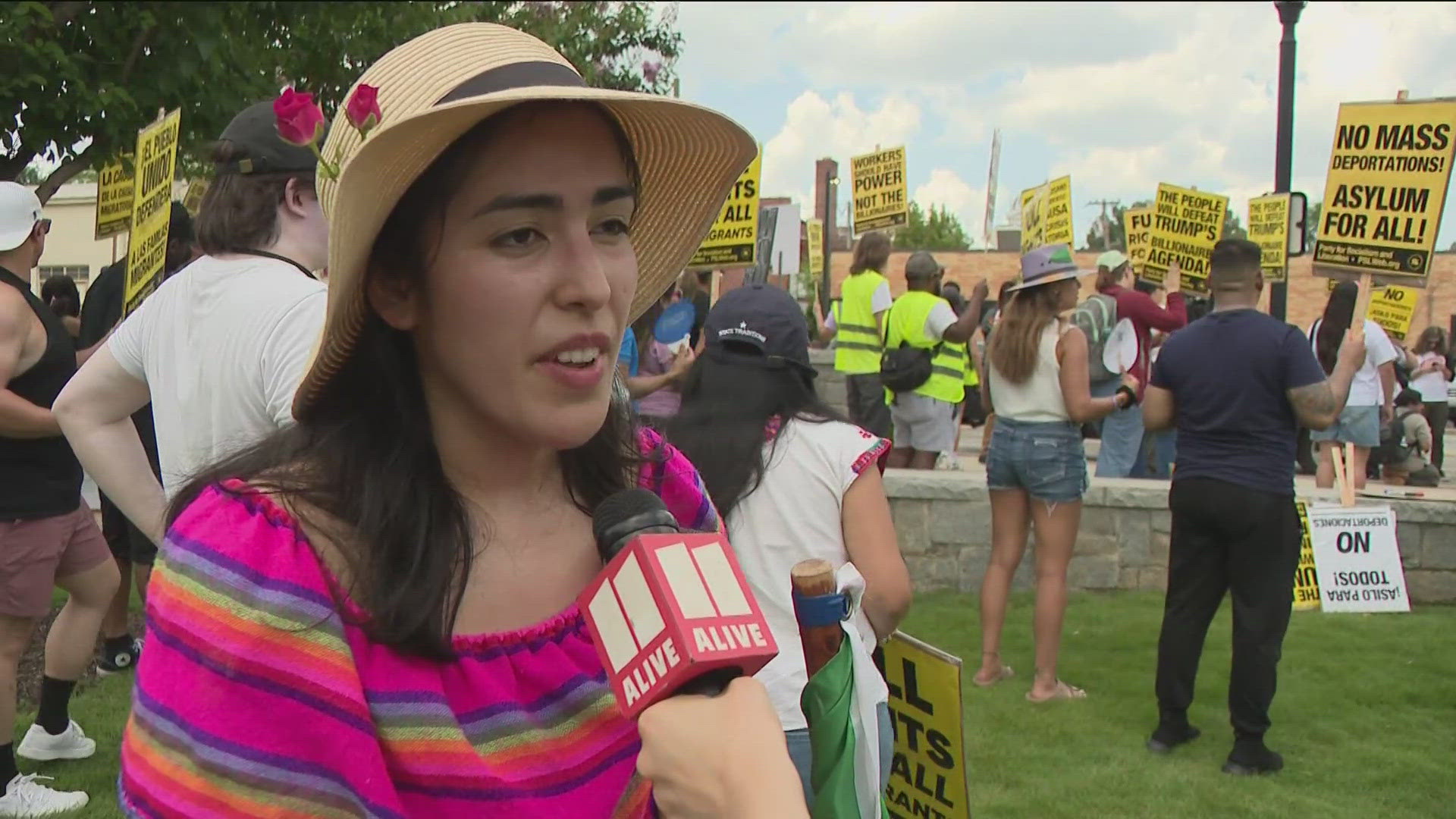 Protests against ICE continue in metro Atlanta