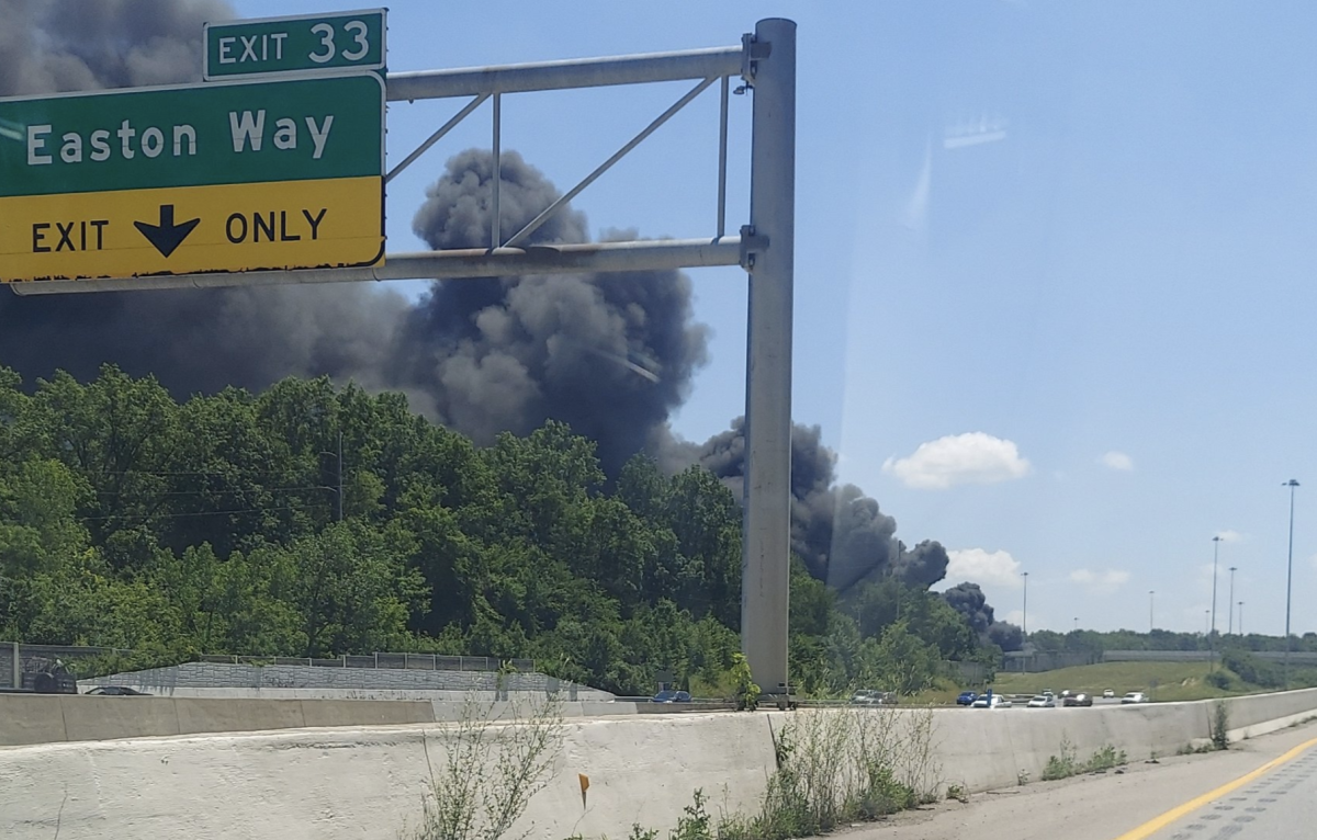 'Massive' Fire On Major U.S. Highway Sunday Afternoon