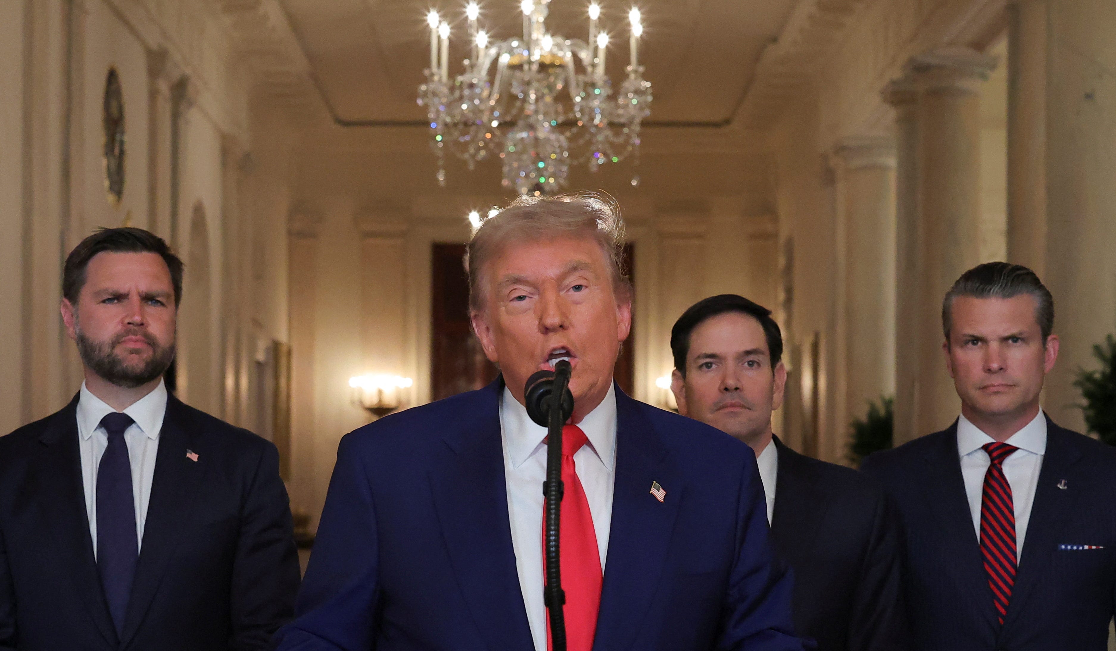Trump says he's open to regime change in Iran; Vance, Rubio say that's ...