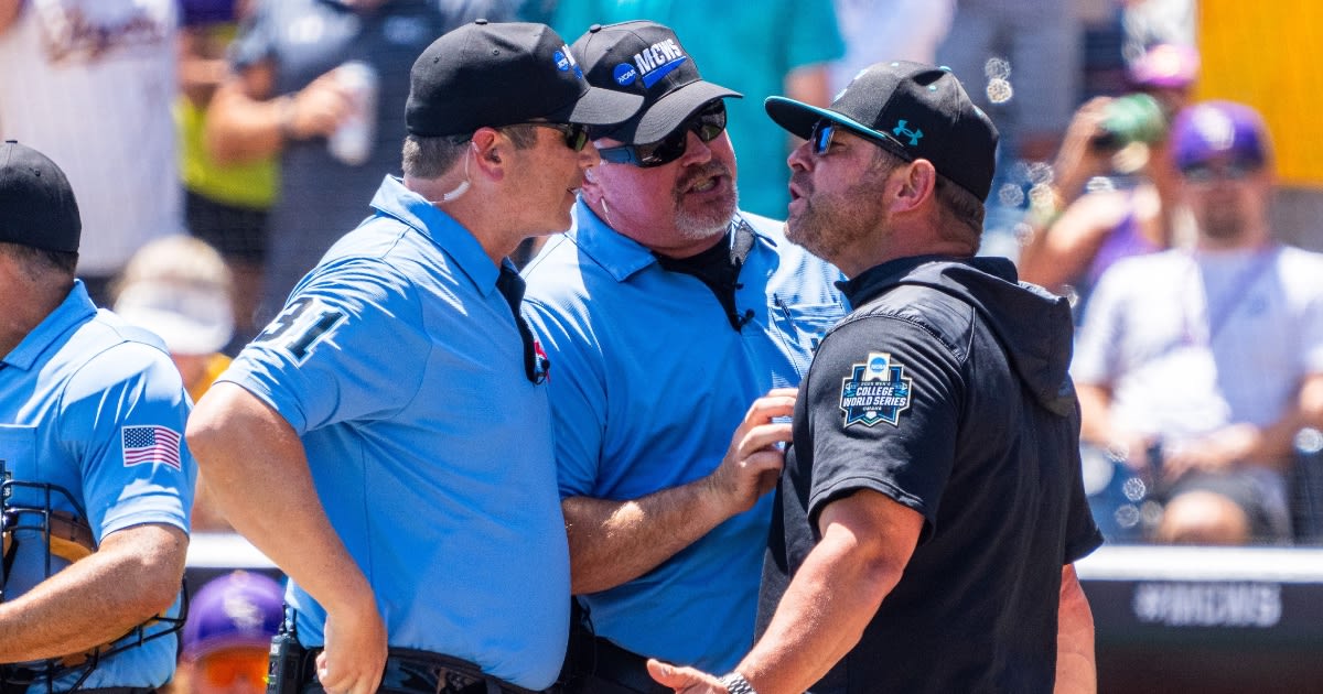 Kyle Peterson blasts umpires for ejecting Kevin Schnall, first base ...