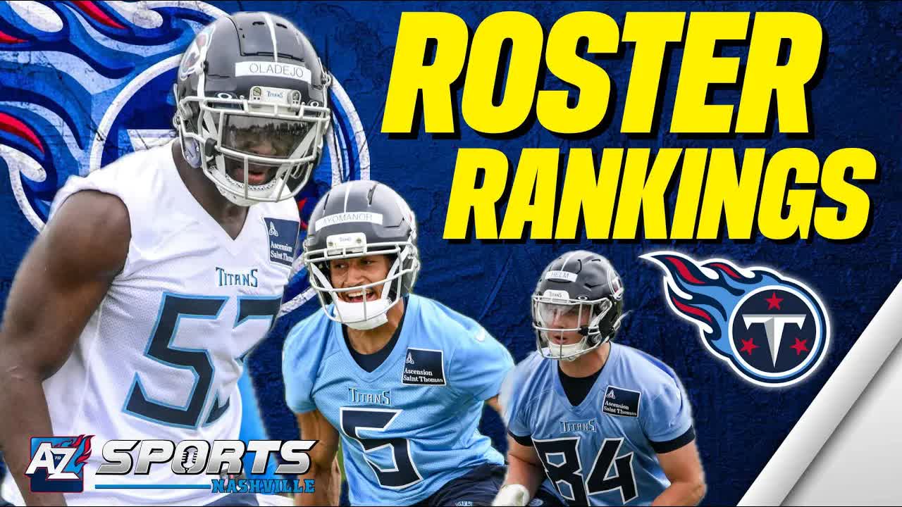 a to z sports nashville: tennessee titans 2025 depth chart: ranking ...