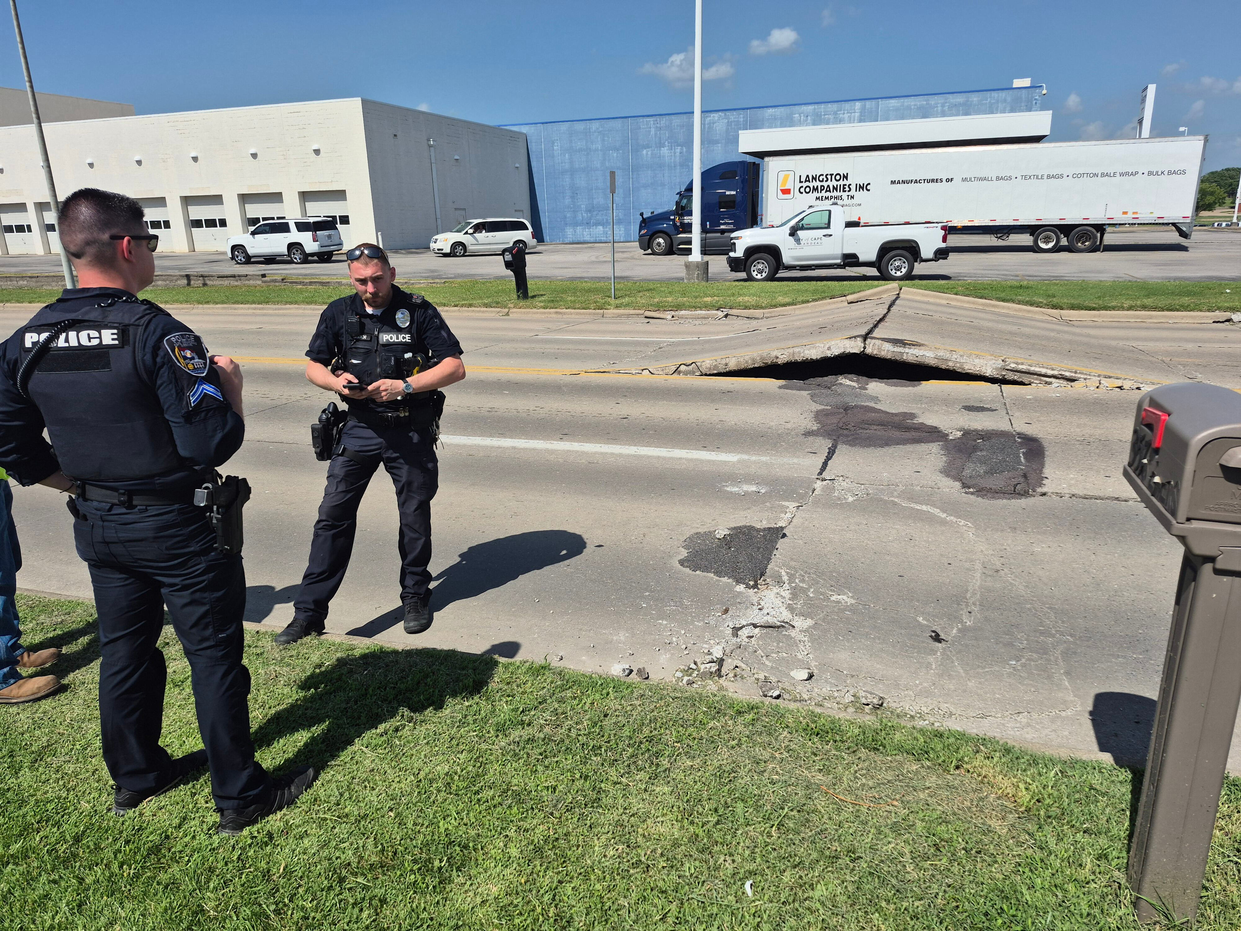 Siemers Drive back open after heat buckles a section of the road