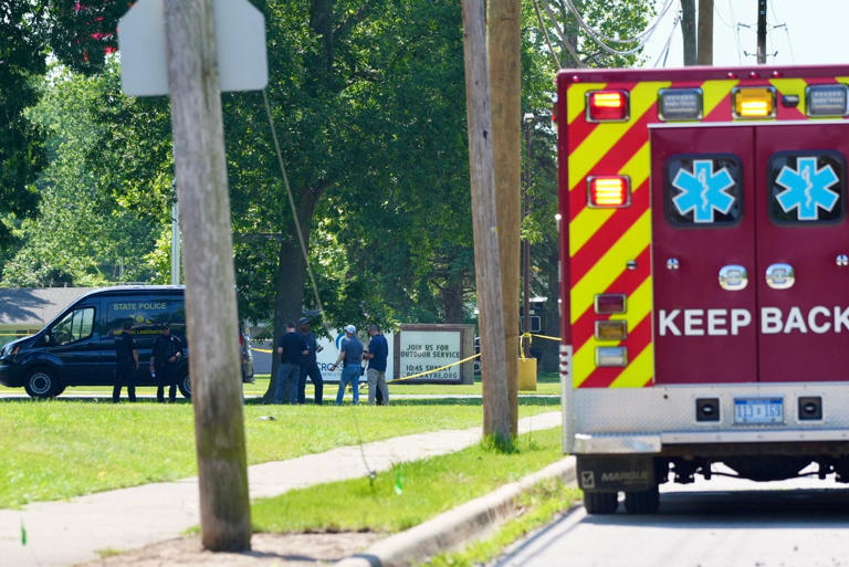Church staff thwarts mass shooting, kills gunman, police say
