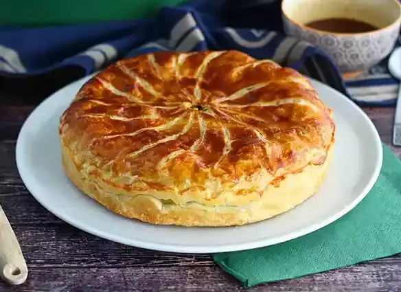 Guinea fowl pie with foie gras