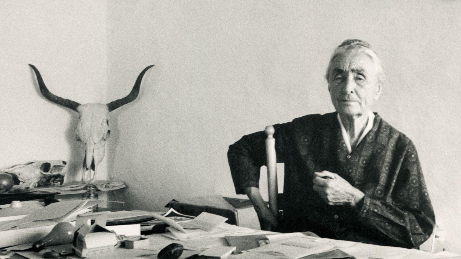 Georgia O'Keeffe's '60s entryway is a portrait of the American ...