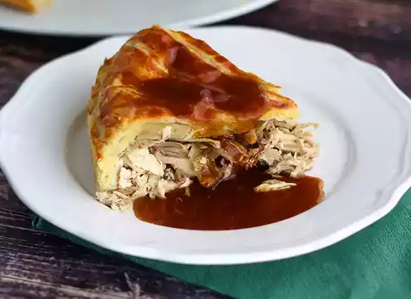 Guinea fowl pie with foie gras