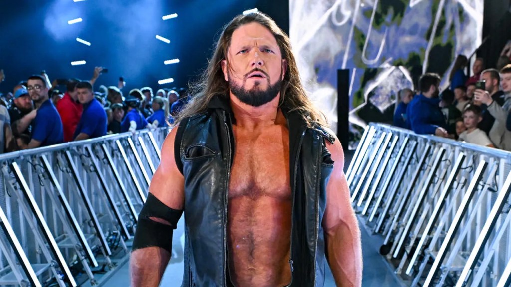 AJ Styles says hitting this star with the Styles Clash isn't easy