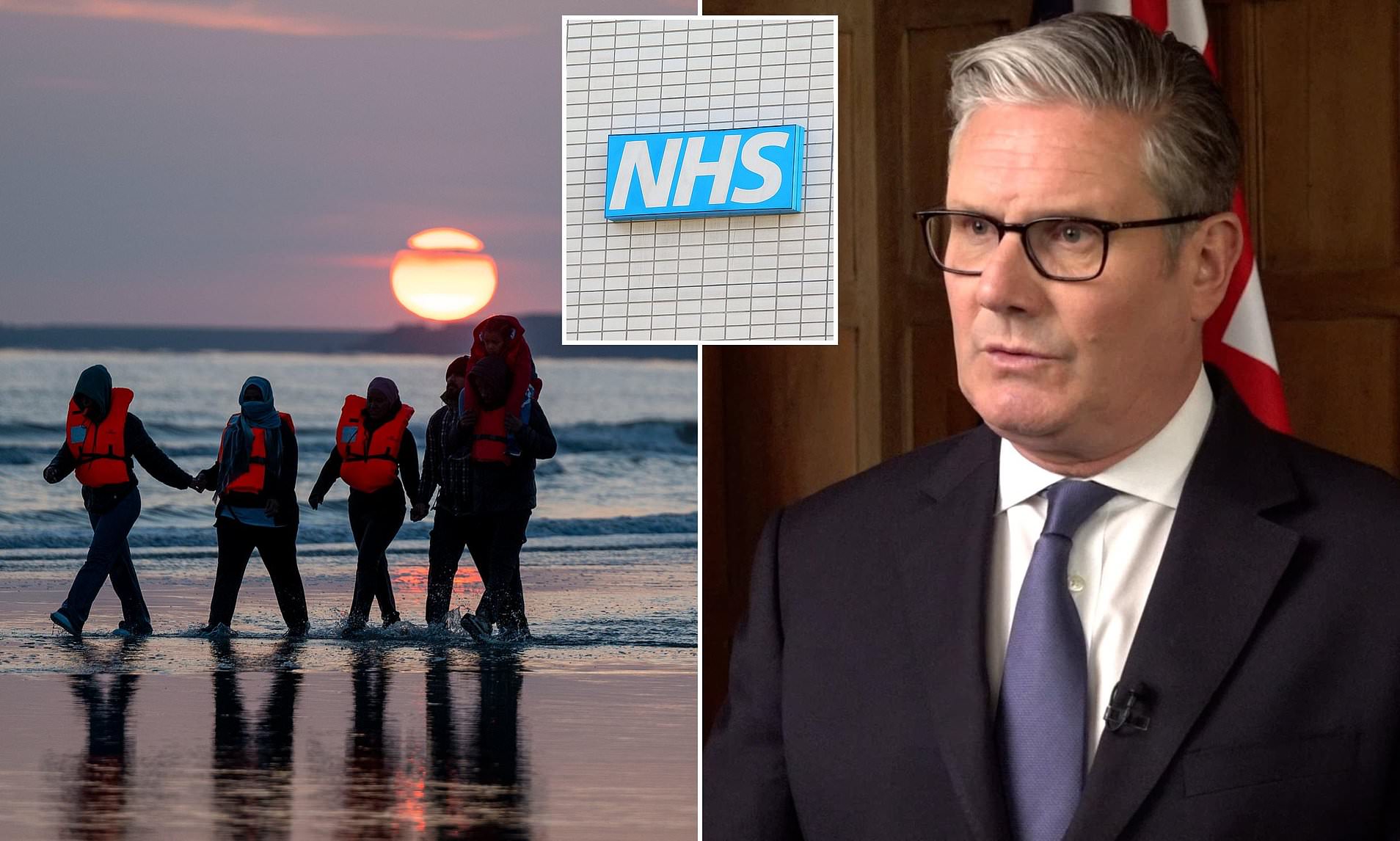 Labour voters think biggest burden on NHS is migration... as 1,000 more ...