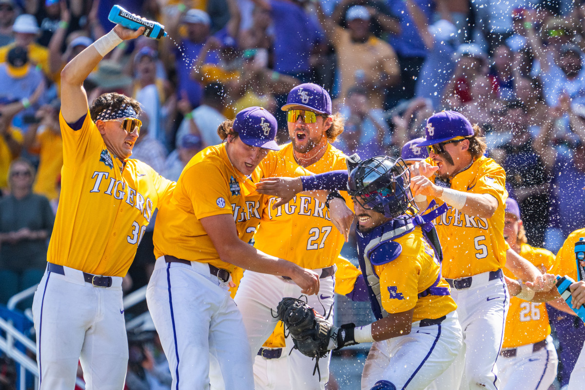LSU Players and Coaches React to Winning College World Series