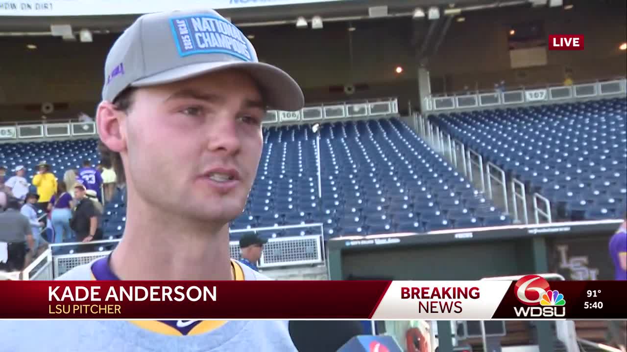 LSU's Kade Anderson says national championship 'doesn't feel real'